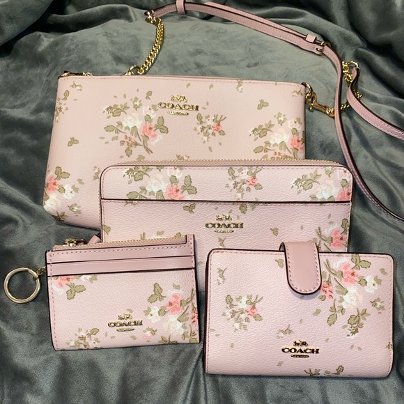 Coach | Bags | Coach Floral Set | Poshmark